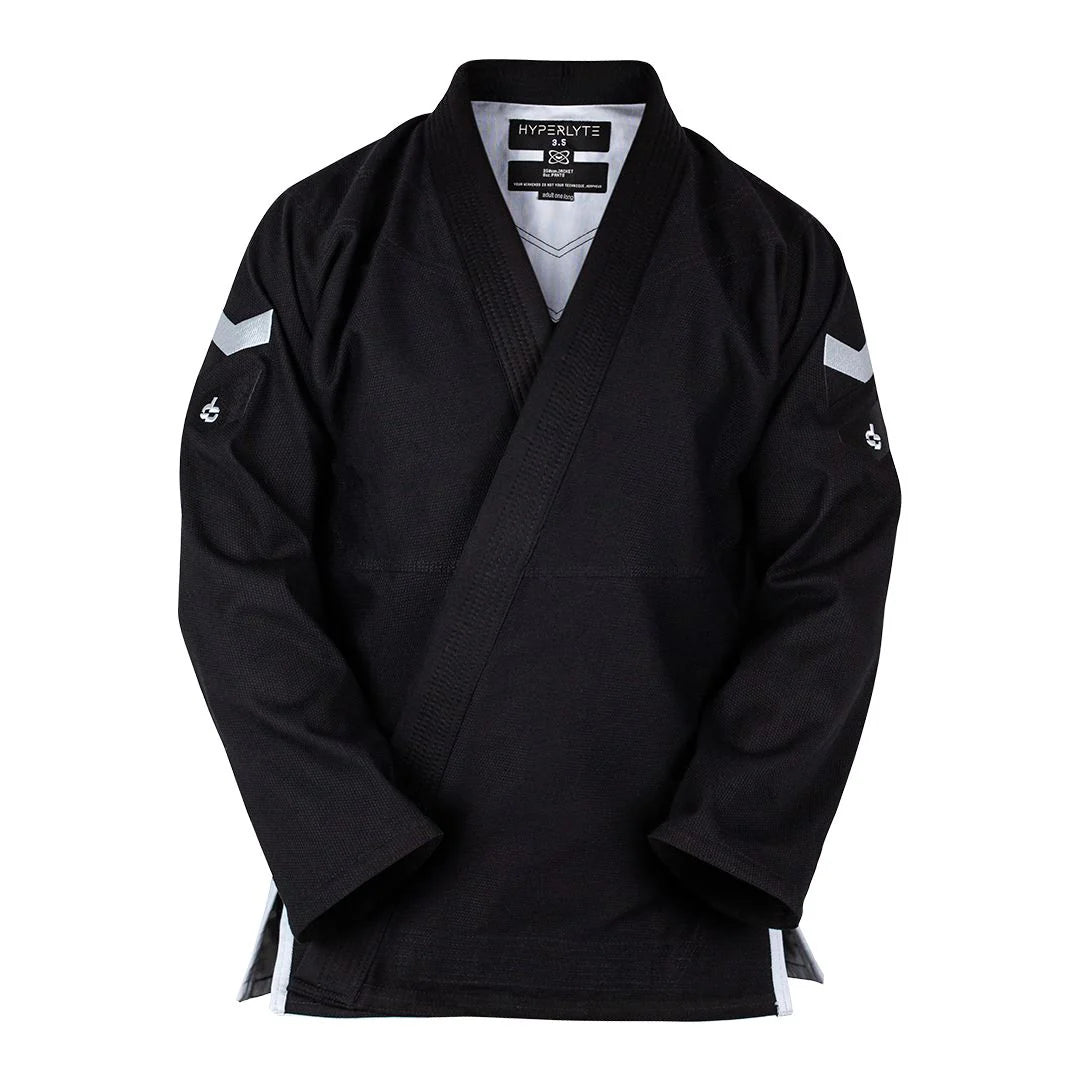 Hyperlyte 3.5 Black With White BJJ Gi – Hyperfly Australia