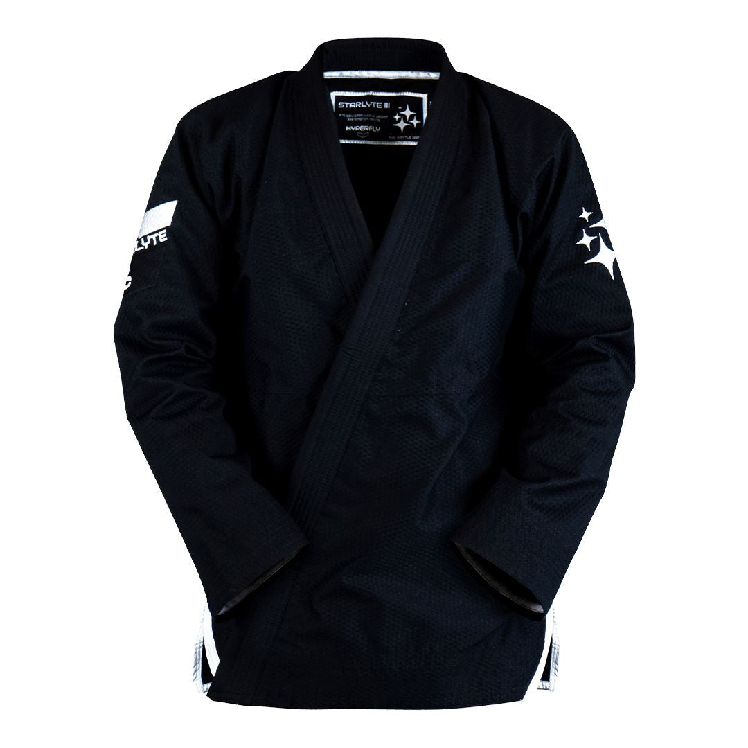 Starlyte III Black BJJ Gi – Hyperfly Australia